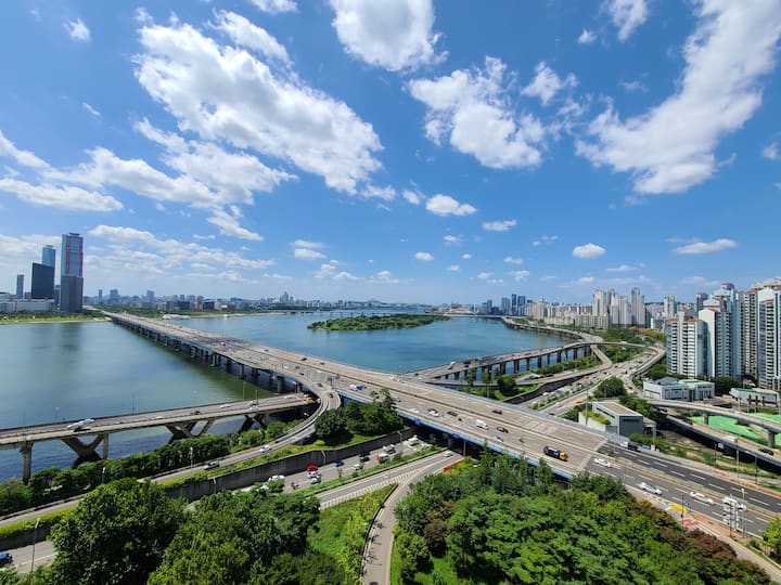 [Han River Suite] Mapo, Hongdae/free Wifi&iptv - 