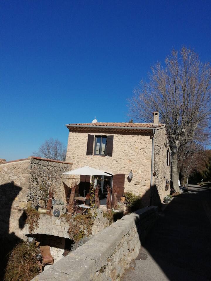 Maison De Village En Pierre Avec Terrasse - Tourtour