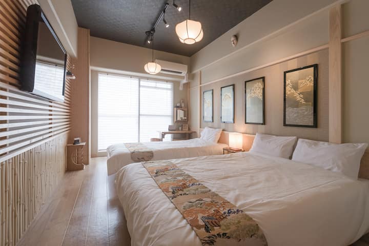 Shinosaka 8min Walk Deluxe/freeluggagedropping3pax - 豐中市