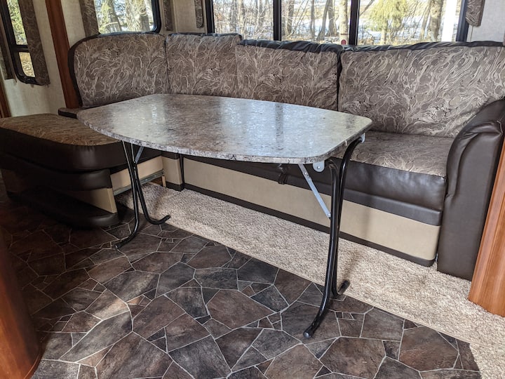 Rv Parked On Peaceful Red Deer Acreage - Alberta