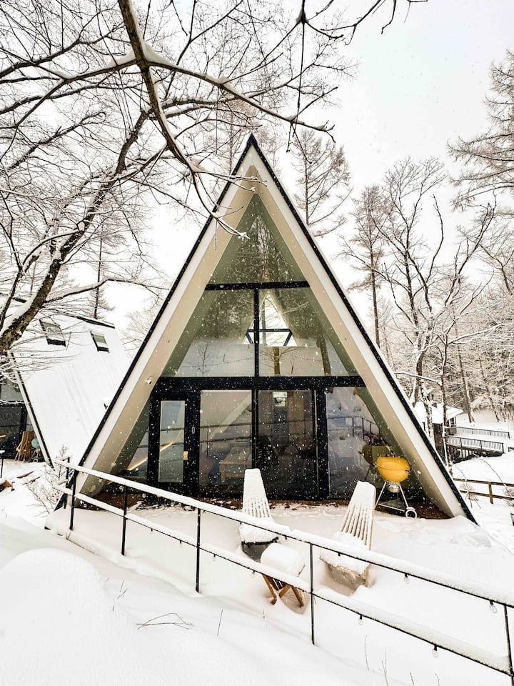 New A-frame House Near Mt. Fuji(s2) - Monte Fuji