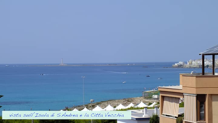 Attico Panorama Vista Mare Gallipoli Lido Sangiov - Gallipoli