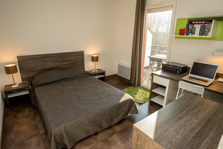 Appartement T2 Sympa à Grenoble Avec Vue Bastille - Saint-Martin-d'Hères
