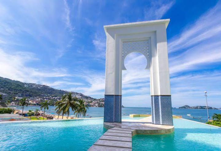 Frente Al Mar | Playa Directa + Alberca Con Bar - Acapulco