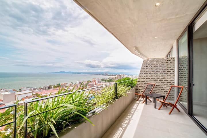 Vista Panorámica A La Bahía, Condominio Nuevo - Puerto Vallarta