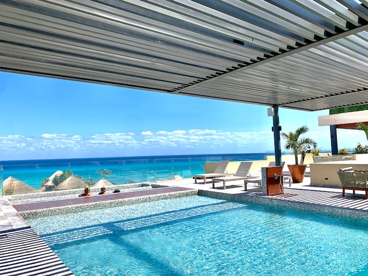 “A Pasos Del Mar + Roof Con Vista Increíble Al Mar - Playa del Carmen