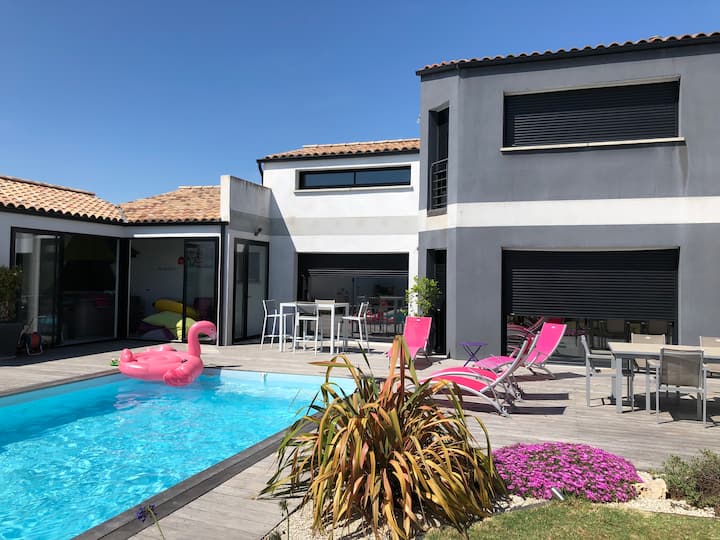 Maison Contemporaine 200 M2, 5 Chambres, Prox. Mer - Châtelaillon-Plage