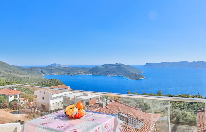 Elfe Apart Gül 1+1 With Seaview - Kaş