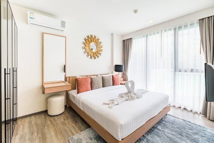 （5）600m To Patong Beach Studio With 2 Pools & Gym - 芭東區