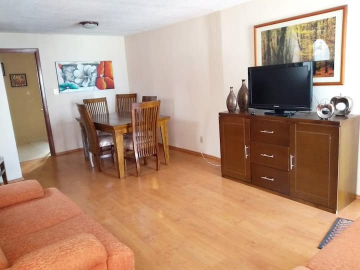 Amplio Departamento  Bien  Ubicado En Toluca - Metepec