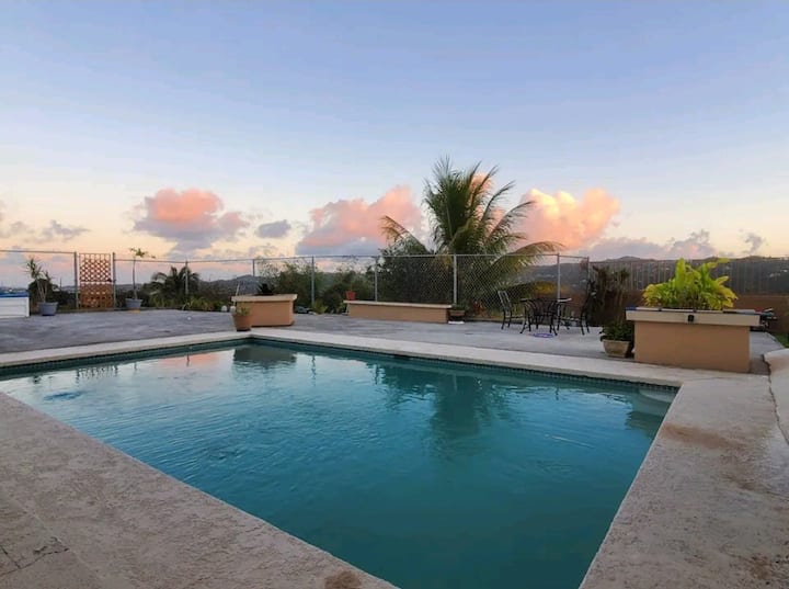 Mountaintop Pool Home ~ Scenic Views, Patios, Deck - Puerto Rico