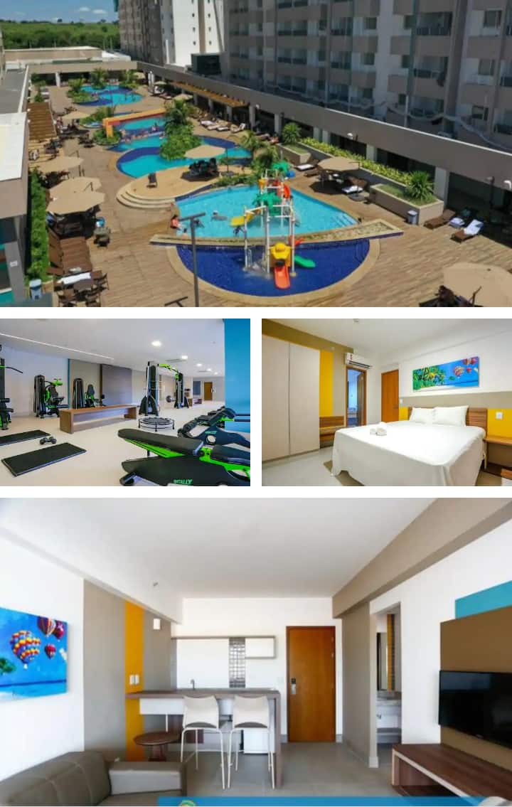 Resort Olímpia Park Com Piscinas Adulto E Infantil - Olímpia
