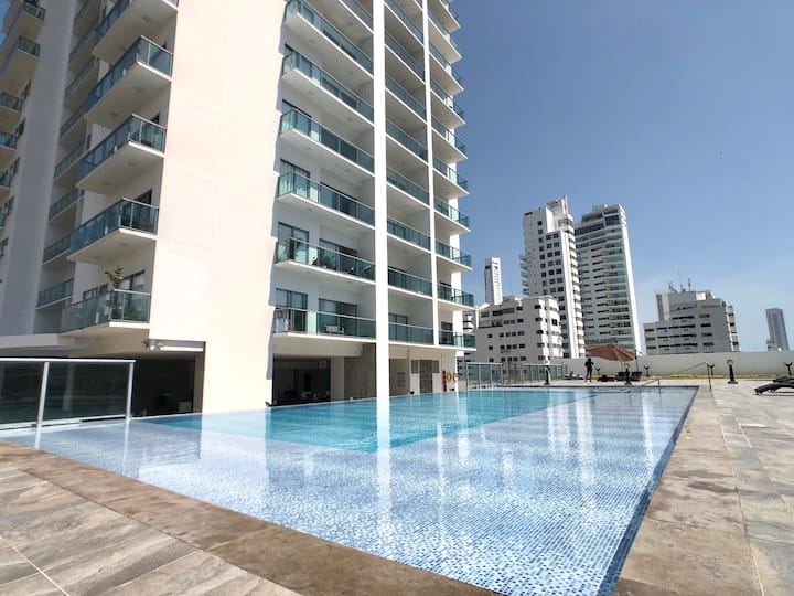 ★Infinitum★spectacular 19th Floor 1 Br Condo - Cartagena