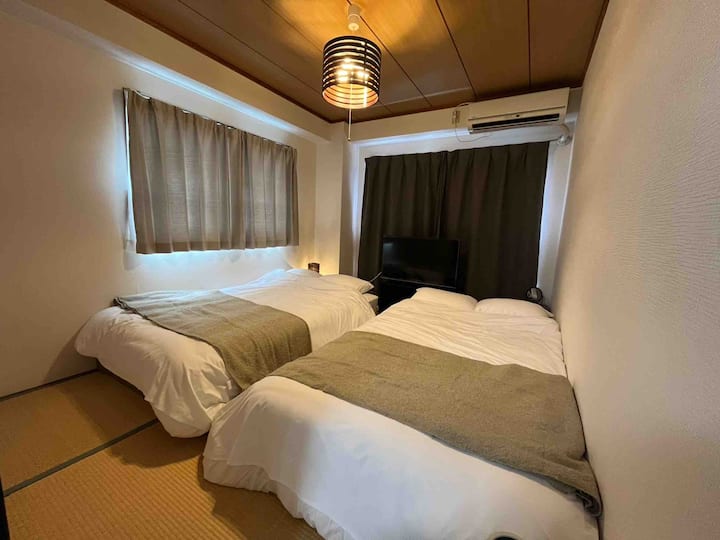 Tr25【jr天満駅まで徒歩4分】天神筋橋商店街もすぐ好立地！25㎡/4人宿泊可能！無料wifi有り - Umeda