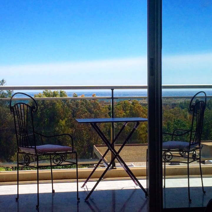 Charmant Studio Vue Imprenable Sur La Mer - Cagnes-sur-Mer