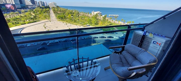 Orbi Beach Tower Panorama Sea And Park View. - Batumi