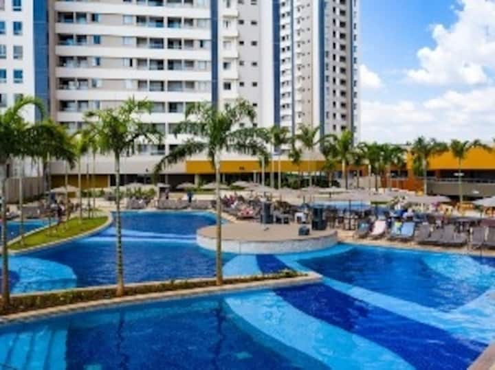 Resort Olímpia Vista Para Piscinas 7° Andar - Olimpia