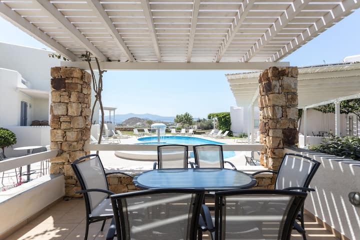 R 258 Executive Sea View Villa With Roof Garden Jacuzzi, Daily Maid Service - Naxos, Grecia