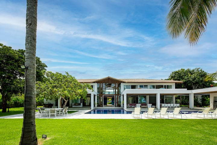 Arr01 Casa De Luxo Frente A Praia Com Piscina - Porto Seguro