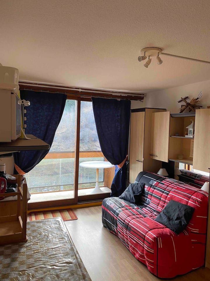 Studio 4/5 Place Soyous/vanguard Vue Sur Pistes. - Le Corbier
