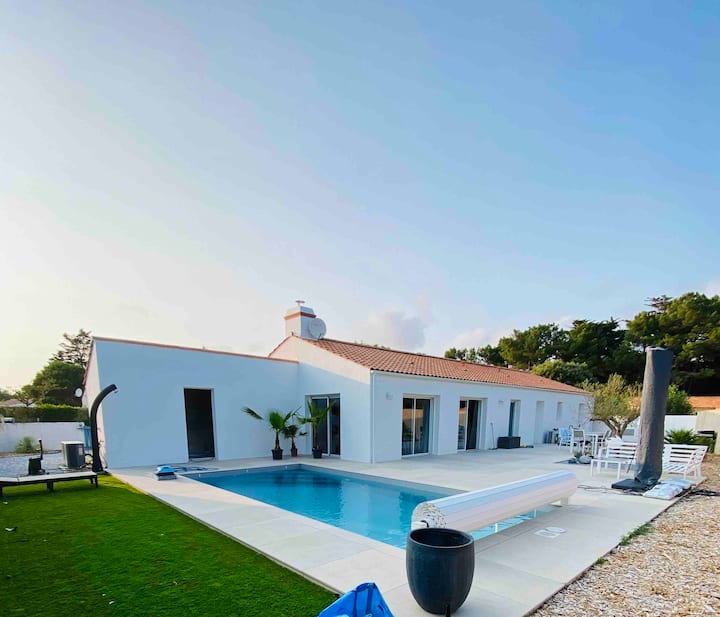 Villa Piscine Chauffée & Plage à Pied - Saint-Jean-de-Monts