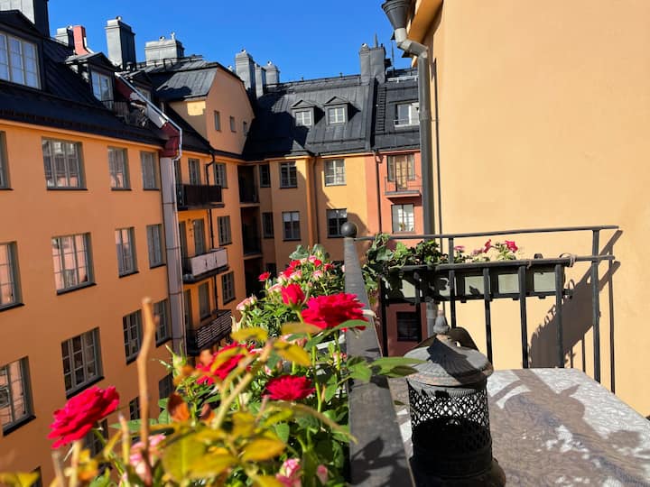 Centralt Rum Med Egen Balkong - Stockholm