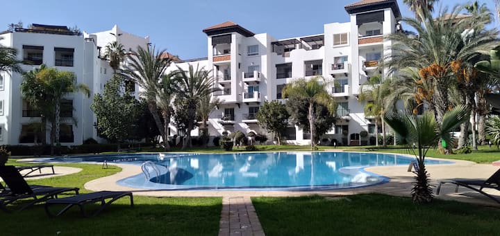 Marina Appartement Avec Belle Vue Sur Colline - Agadir