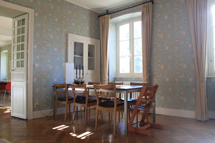 Château Des Edelins: Family Rooms, Zwembad, Diner - Saint-Pourçain-sur-Sioule