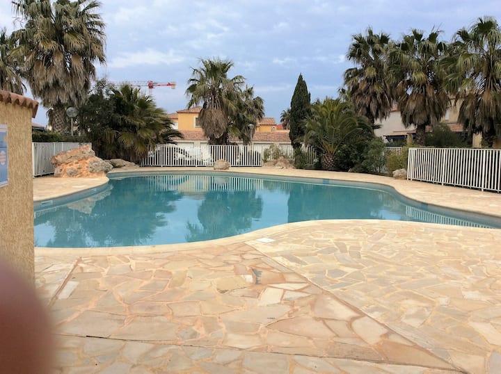 Maison Dans Résidence Avec Piscine (Plage à 200m) - Portiragnes