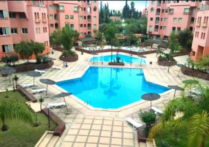 Superbe Appart Avec Piscine Quartier Hivernage - Maroc