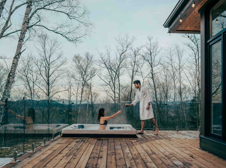 Luxury Scandinavian Retreat In Tremblant With Spa - Laurentides
