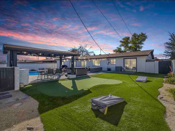 *Old-town Oasis W/heated Pool,hot-tub,golf + More. - スコッツデール, AZ