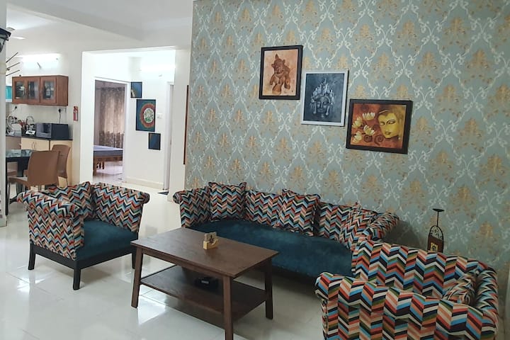 Spacious 2bhk/ac/wifi/invertor/1.4km To Beach - Goa