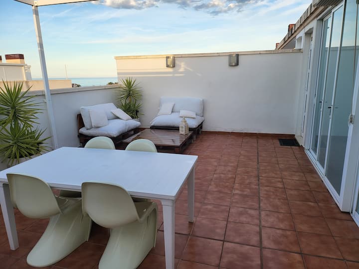ÁTico Frente Al Mar Con Terraza Espectacular - Almenara
