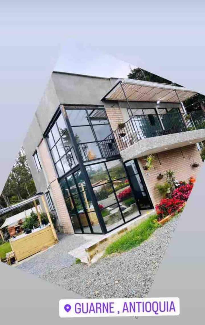 Hermosa Villa Con Vista Al Bosque + Jacuzzi - Antioquia