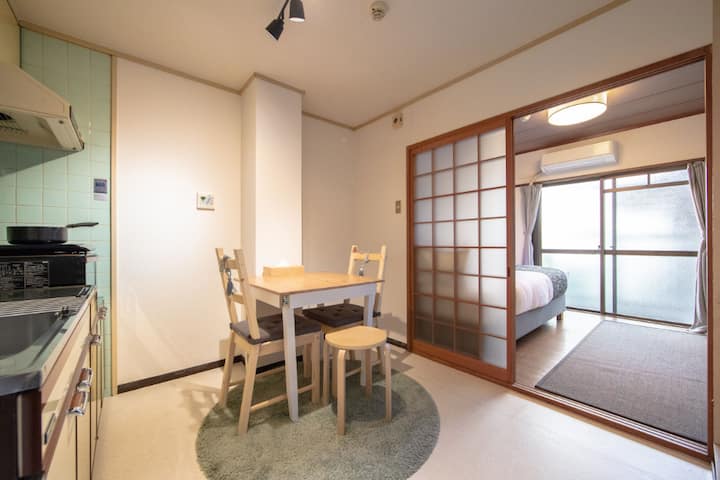 Bb1京都四条河原町2023年疫情後重新開幕 五星評價超讚房東3人房30m2同b1 - Kyoto