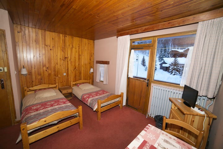 Chambre Double Les Rodhos B&b - Val-d'Isère