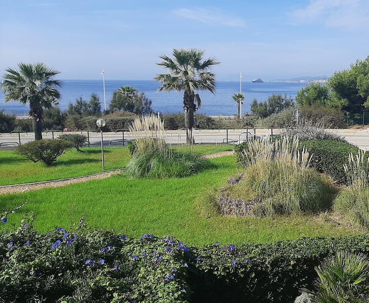 Aviso -  T3 Vue Mer, Parking - Six-Fours-les-Plages