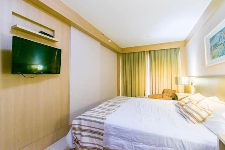 Flat De Luxo Com óTima Localização - Brasilia City