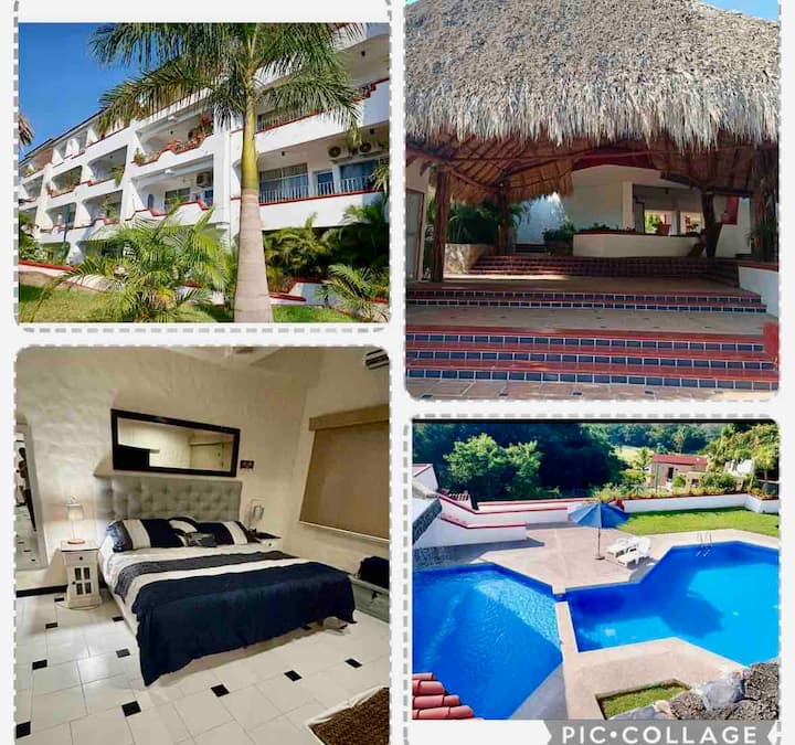 A 1 Minuto Del Mar 
Condominio Planta Baja Alberca - Zihuatanejo