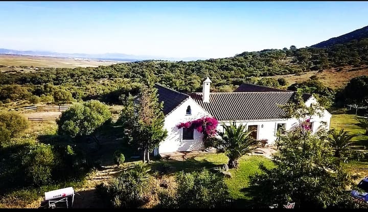Finca La Rosa-permaculture-animales- Plage-piscine - Tarifa