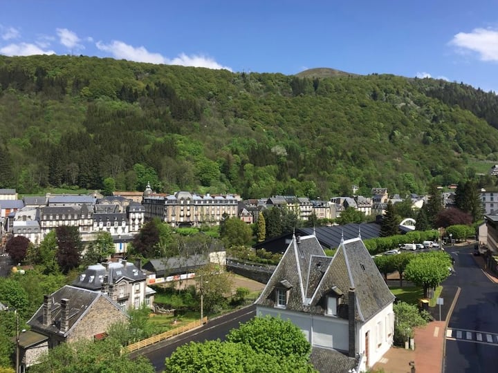 Appartement Mansardé Lumineux Avec Belle Vue - Murol