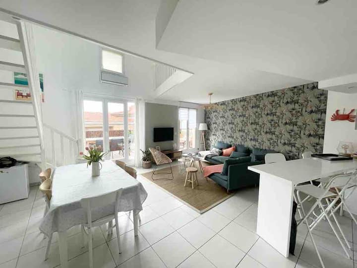 Charmant Duplex Centre Ville à 200m De La Mer - Sainte-Maxime