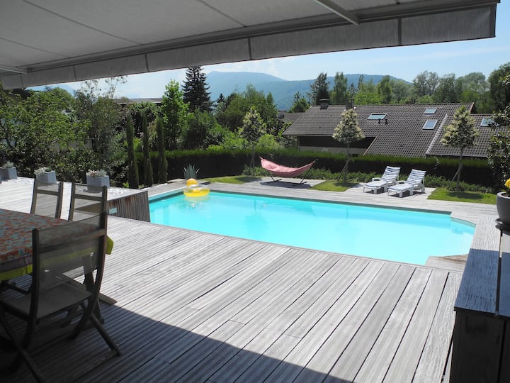Belle Maison Moderne Avec Piscine - Annecy