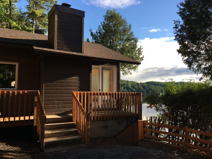 Panorama Du Lac - Chalet Bord Du Lac Avec Sauna - Laurentides