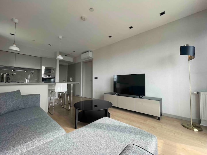 Antasya Residence 1+1  With Pool And High Floor A2 - İstanbul