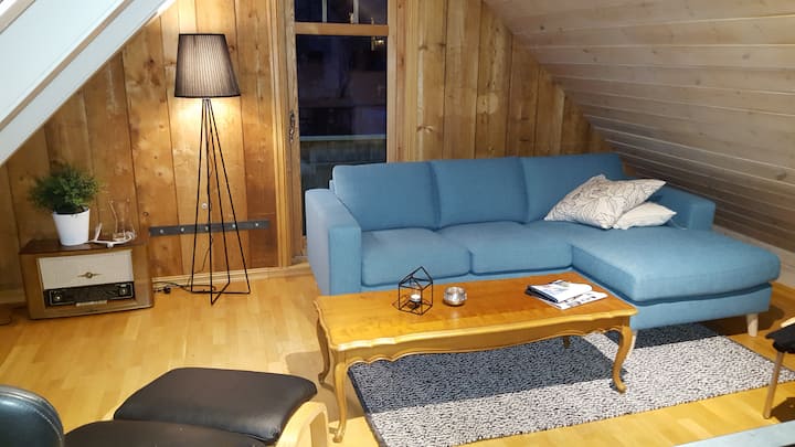 Sjarmerende  Loftsleilighet,fantastisk Fjordutsikt - Molde