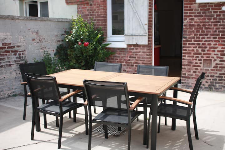 Maison Tout Confort Grande Terrasse Plein Sud - Mers-les-Bains