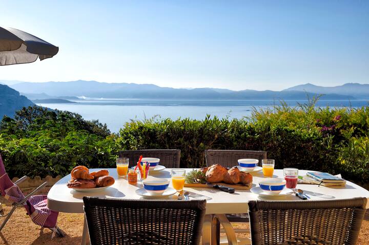 T2 Rez De Jardin / Vue Mer Résidence Roc E Mare - Cargèse