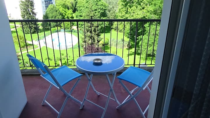 Chambre Avec Balcon Et Piscine - Bayonne